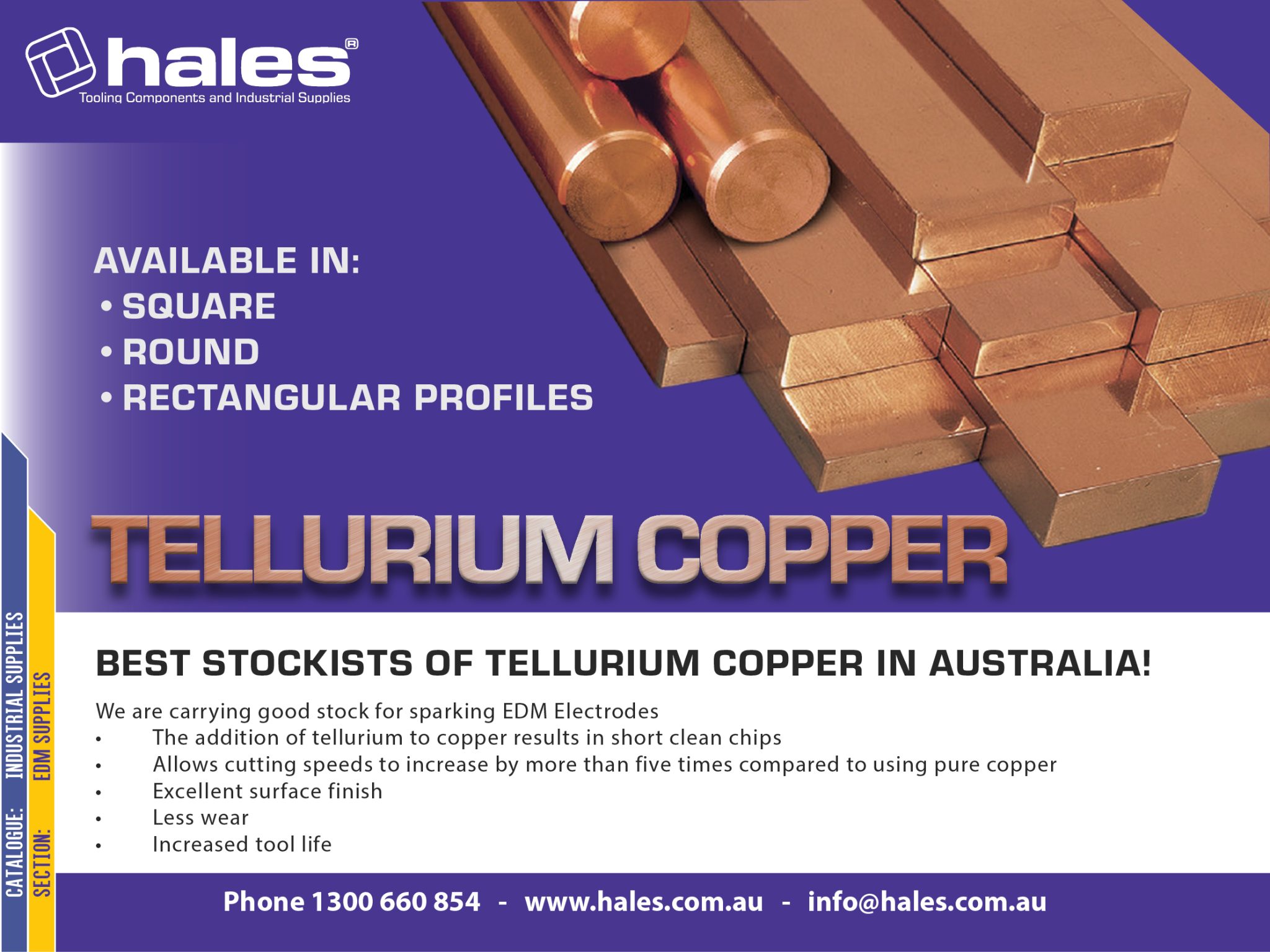 Tellurium Copper - | Hales