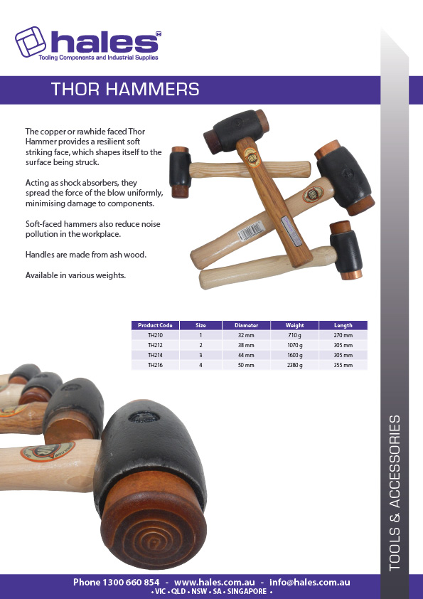 Tooling Components | Industrial Supplies | Hales Australia